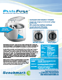 C2000-(PlateFuge)-Brochure – Benchmark Scientific, Inc.