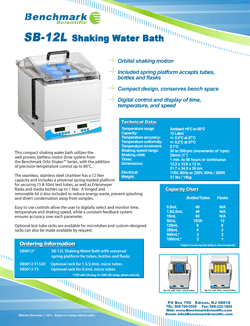 SB0012-(Shaking-Water-Bath)-Brochure – Benchmark Scientific, Inc.