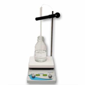 Clamp assembly with inert teflon probe, includes rod and clamps